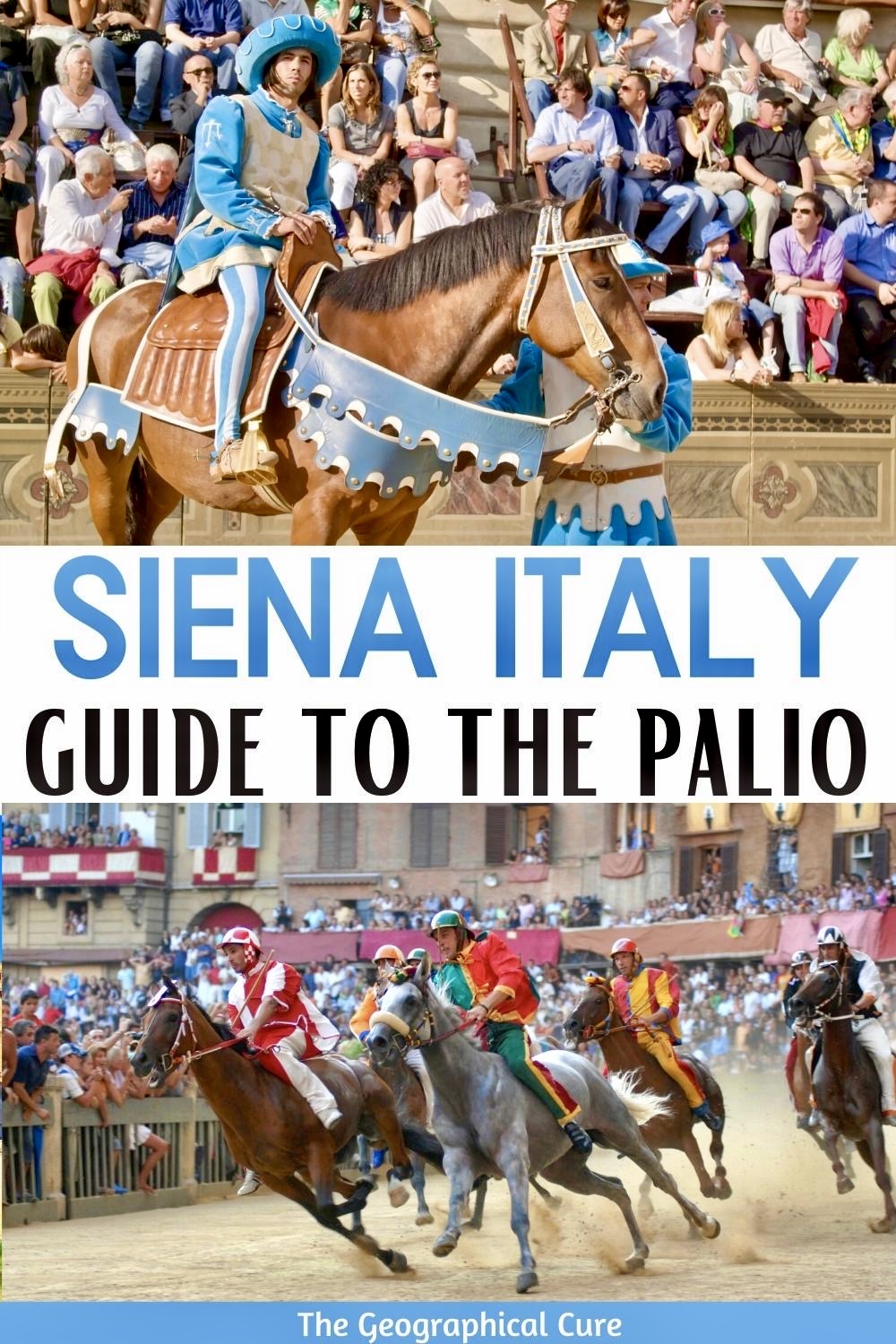 Guide To The Palio Of Siena, The World's Most Fiercely Contested Horse ...