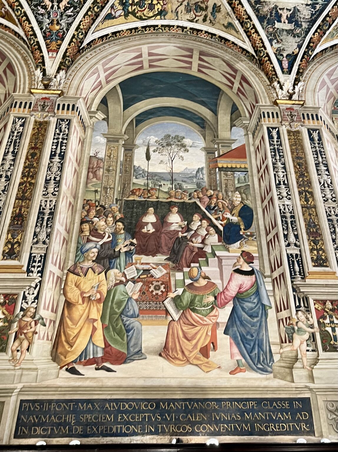 Guide To The Piccolomini Library In Siena Cathedral - The Geographical Cure