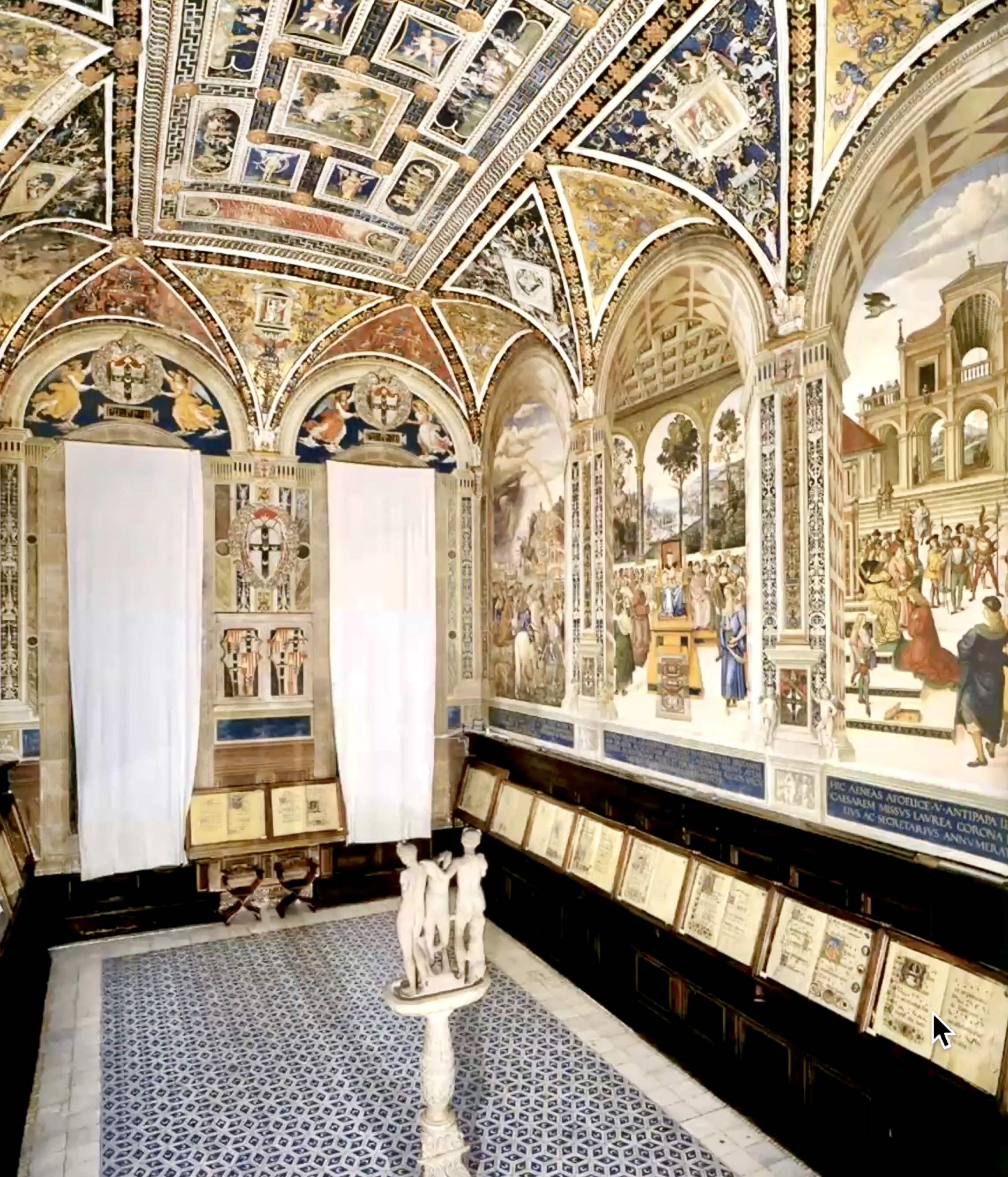 Guide To The Piccolomini Library In Siena Cathedral - The Geographical Cure