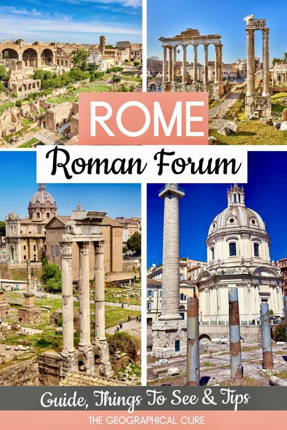 Guide To The Monuments Of The Roman Forum - The Geographical Cure